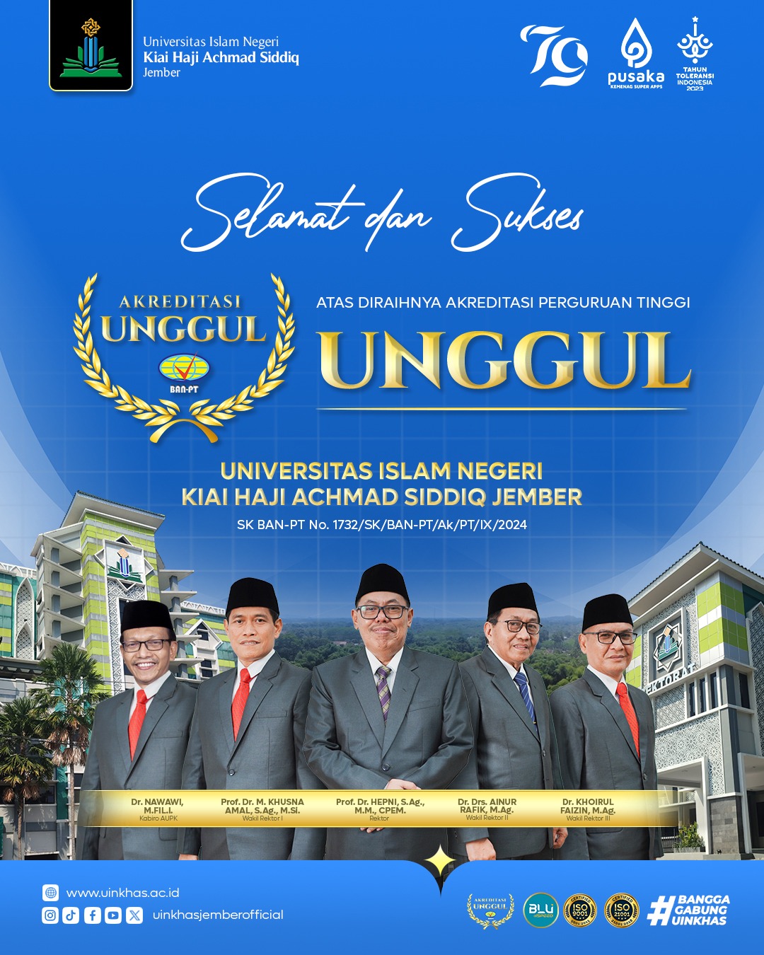 UIN KHAS Jember Capai Akreditasi Unggul: Rektor Ungkapkan Langkah Besar Menuju Standar ...